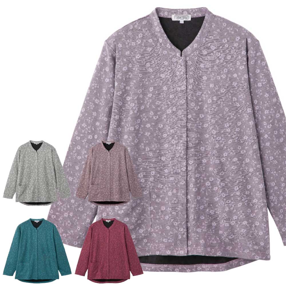 前開きTシャツ M～L S LL 3L 婦人用 | 女性用衣類,Tシャツ・ポロシャツ・チュニック,スナップボタン | 介護をてらす笑顔を応援 ハナサンテラス