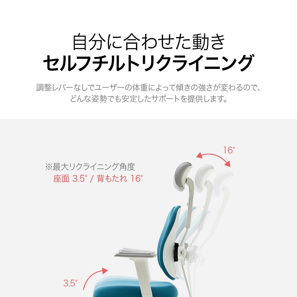 【日本独占販売】デュオバック D2500G-DASW ホームオフィスチェア 人間工学椅子 パソコンチェア ゲーミングチェア 肘付き ヘッドレスト リクライニング DUOBACK 正規品 韓国