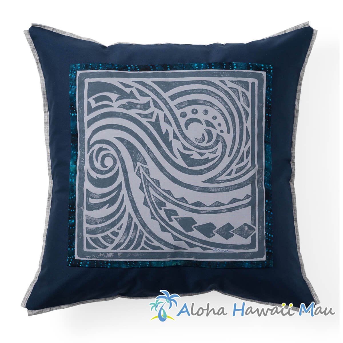 Palapala Designs クッションカバ－ ko‘a（コア） サンゴ柄 オレンジ パラパラデザイン | アクセサリー・雑貨,インテリア ...