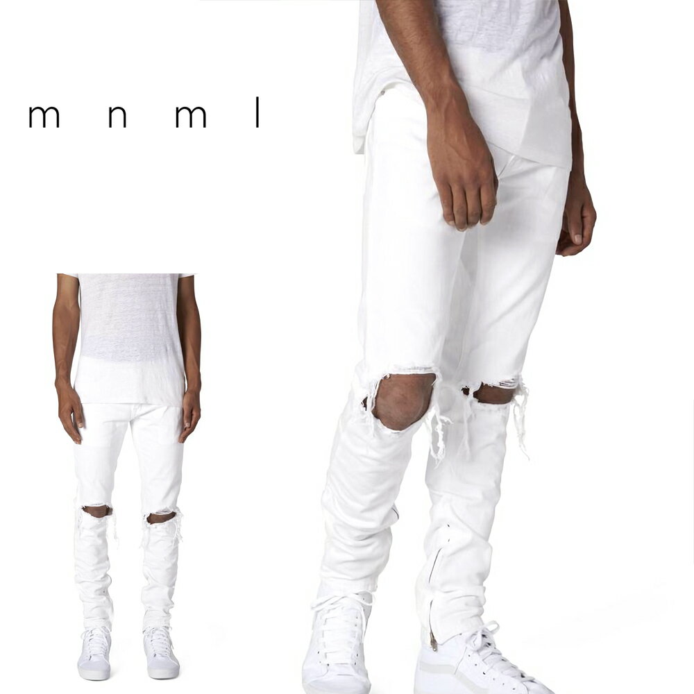 mnml ミニマル M1 STRETCH DENIM WHITE トレンド ストレッチ デニム パンツ ジーンズ 28/29/30/32/34 | すべての商品 | ABLAZE-K