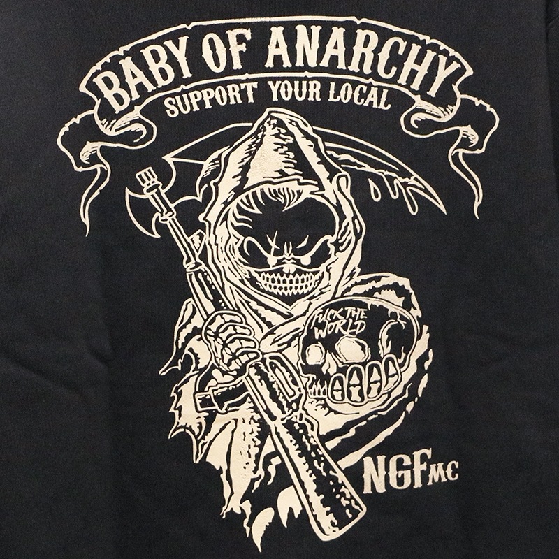 NATIVE GANG FAMILY ネイティブ ギャング ファミリー BABY OF ANARCHY ZIP パーカー （ NGF40-883