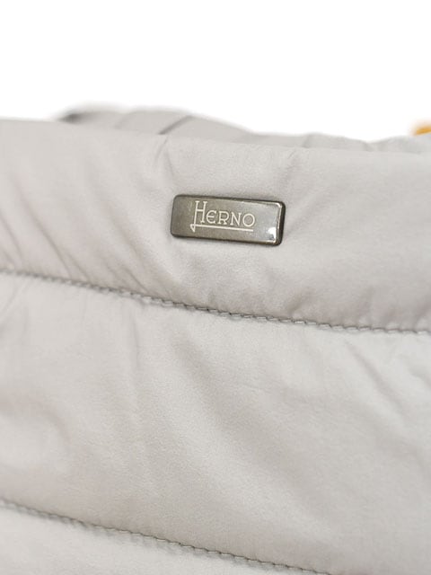 【FINAL SALE】HERNO【ヘルノ】フーデッドニットベスト MC009UR 70048+19288 1310 ウール アイスグレー | men's brand,H,HERNO ...