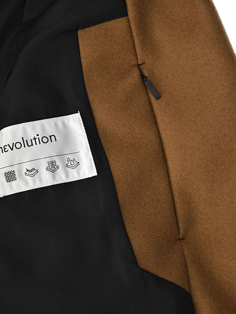 HEVO【イーヴォ】シングルベルテッドコート OSTUNI OSTU725K 2356 ウールナイロン キャメル | men's brand,H,HEVO | Cinqessentiel ...