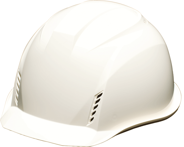 DICヘルメット 涼神 AA16-FV (通気孔あり) 遮熱ホワイト ヒートバリア＆エアロメッシュ 軽量 ｜物流マルシェ