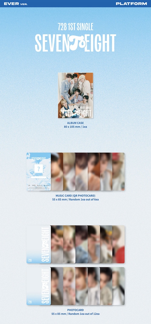 韓国音楽 SEVENTOEIGHT (セブントゥーエイト) - 1st シングル 「SEVENTOEIGHT」 EVER Ver. (予約 発売日：2025.07.30以後) | CD 男性 ...
