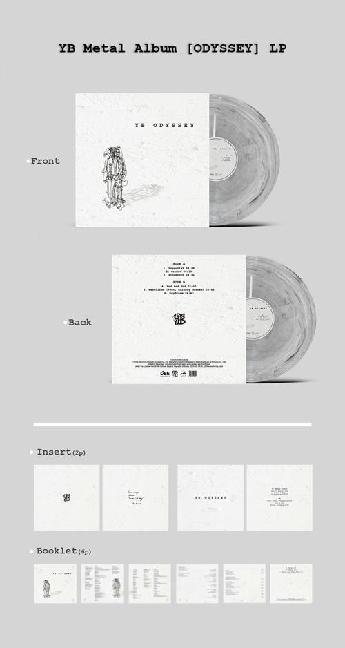韓国音楽 YB (ユン・ドヒョンバンド) - Metal Album 「Odyssey」 LP [12inch Black＆White ...
