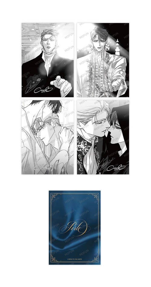 [特典贈呈] 韓国キャラクターグッズ 「Perle パール」 公式グッズ A5 イラスト色紙 4種セット (予約 発売日：2025.05.30 ...