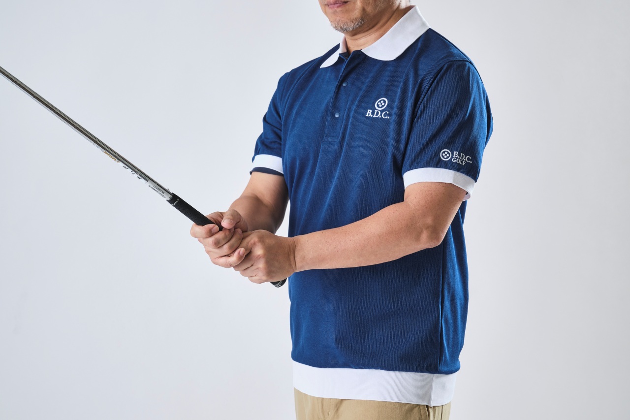 B.D.C. GOLF リブポロシャツ【新ゴルフブランドを先取り！スマートにシャツの裾出し！】
