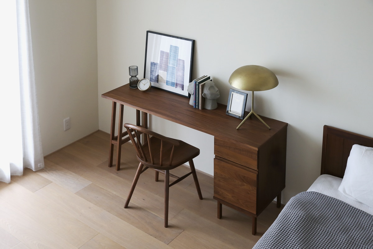 【廃番30％OFF】PLAIN DESK 60プリンター台 パーツ 天板奥行き 55～70cm 用 オーク