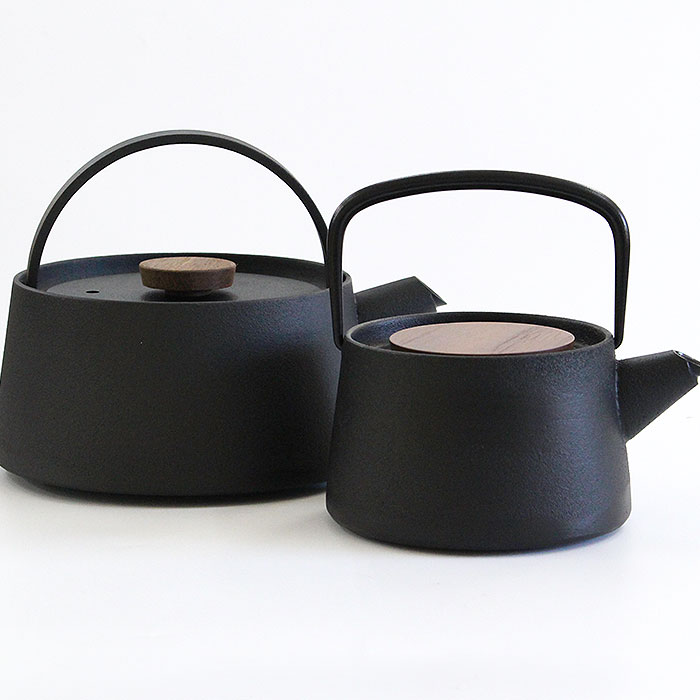 南部鉄器 小泉誠デザイン 南部池永 tetuシリーズ 鉄瓶 IH対応 1L