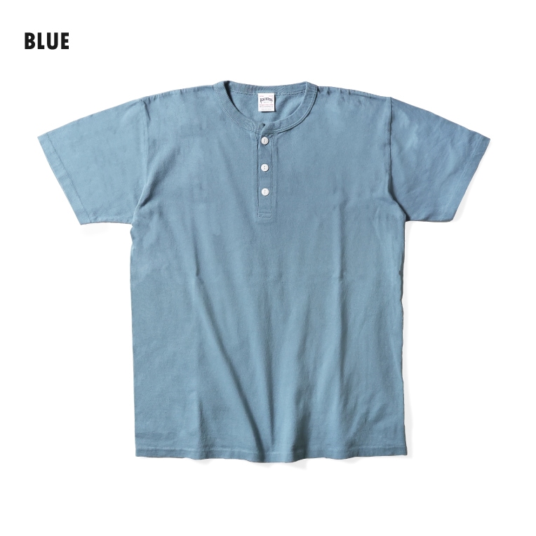 HOUSTON / ヒューストン 22297 PIGMENT H/N TEE / ピグメントヘンリーネックTシャツ -全8色- | アイテム別 ...