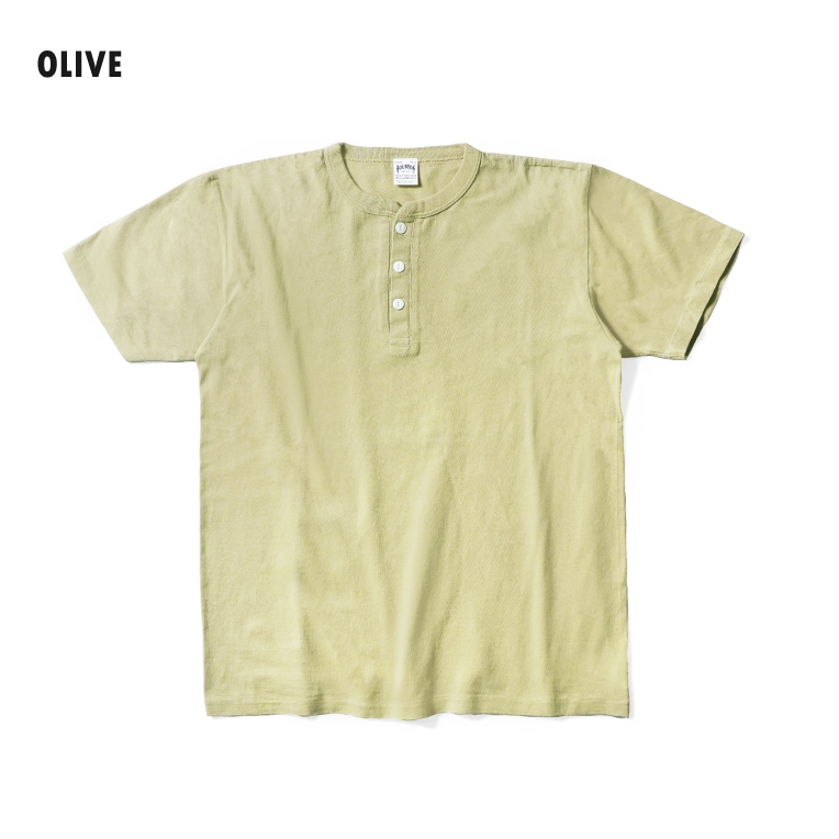 HOUSTON / ヒューストン 22297 PIGMENT H/N TEE / ピグメントヘンリーネックTシャツ -全8色- | アイテム別 ...