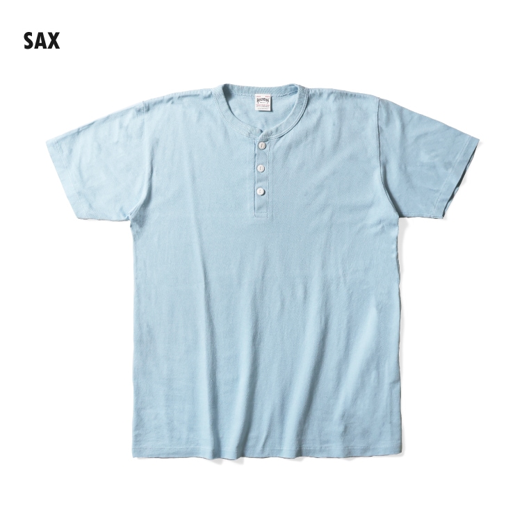 HOUSTON / ヒューストン 22297 PIGMENT H/N TEE / ピグメントヘンリーネックTシャツ -全8色- | アイテム別 ...