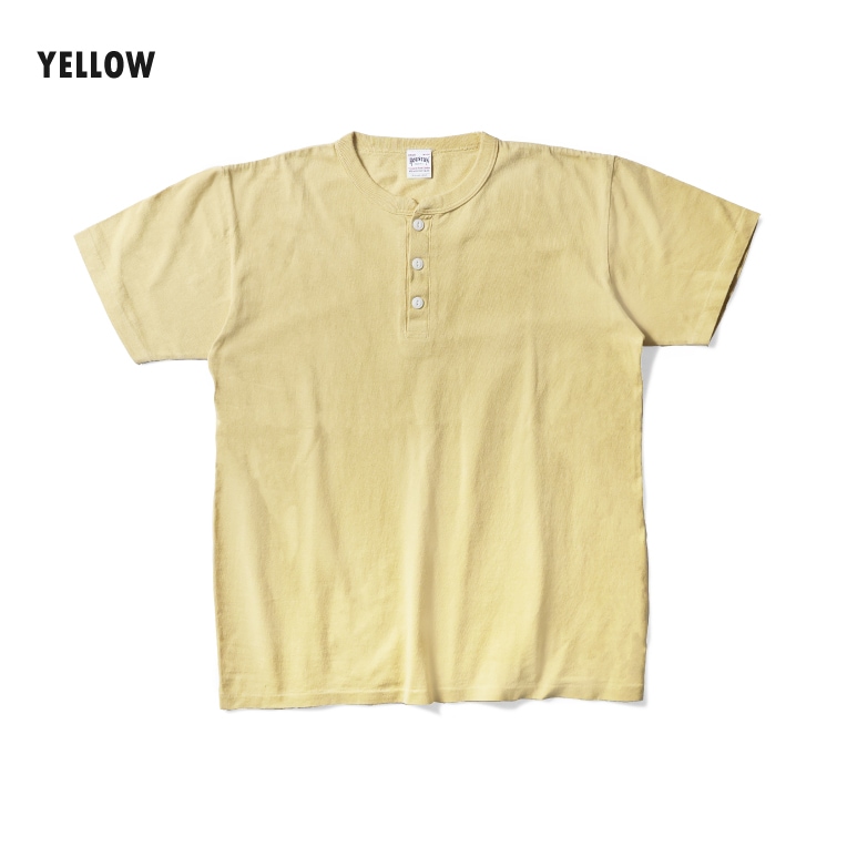 HOUSTON / ヒューストン 22297 PIGMENT H/N TEE / ピグメントヘンリーネックTシャツ -全8色- | アイテム別 ...