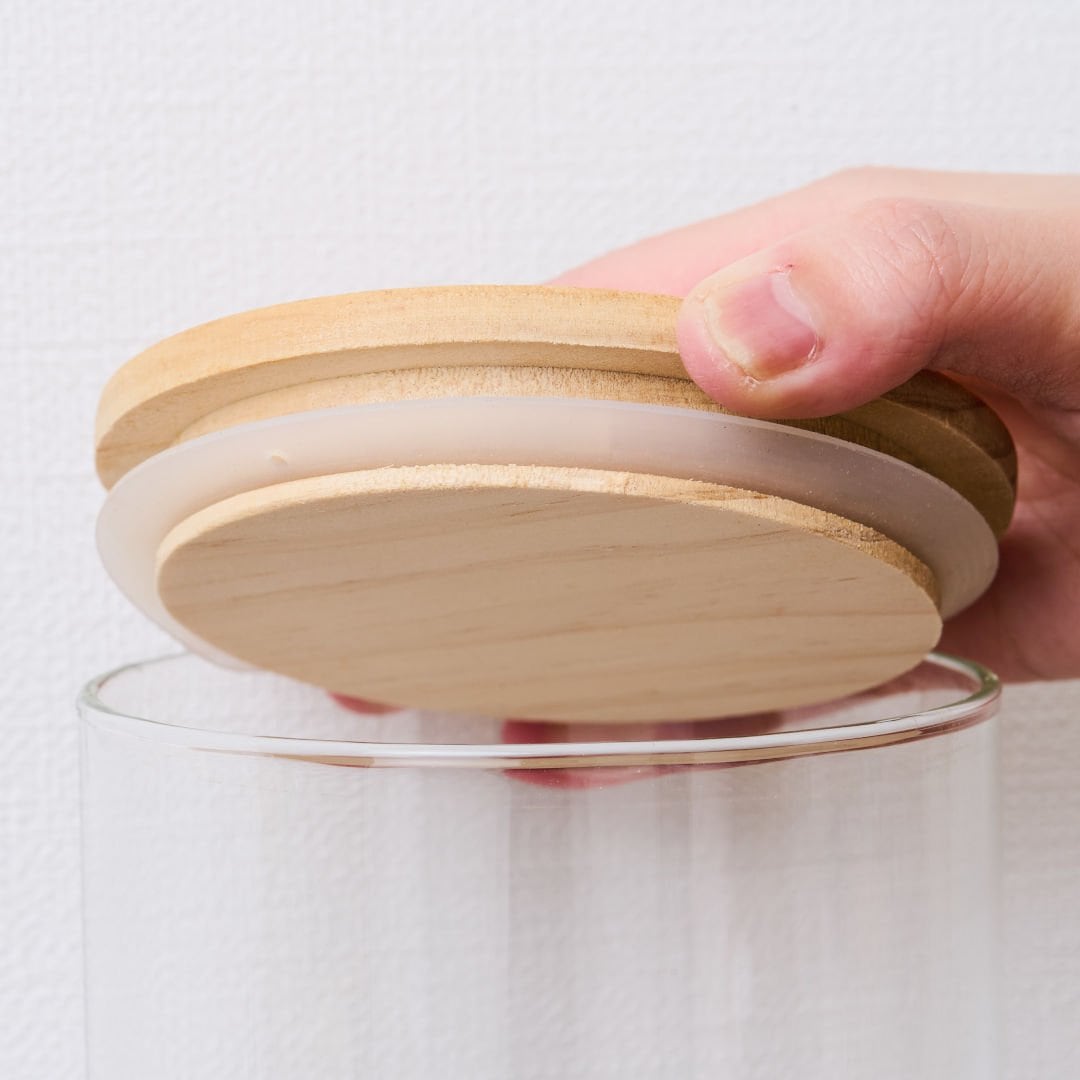 木蓋耐熱キャニスター 1000ml｜キッチン用品,保存容器・調味料入れ,保存容器・キャニスター｜kurasso（クラッソ）