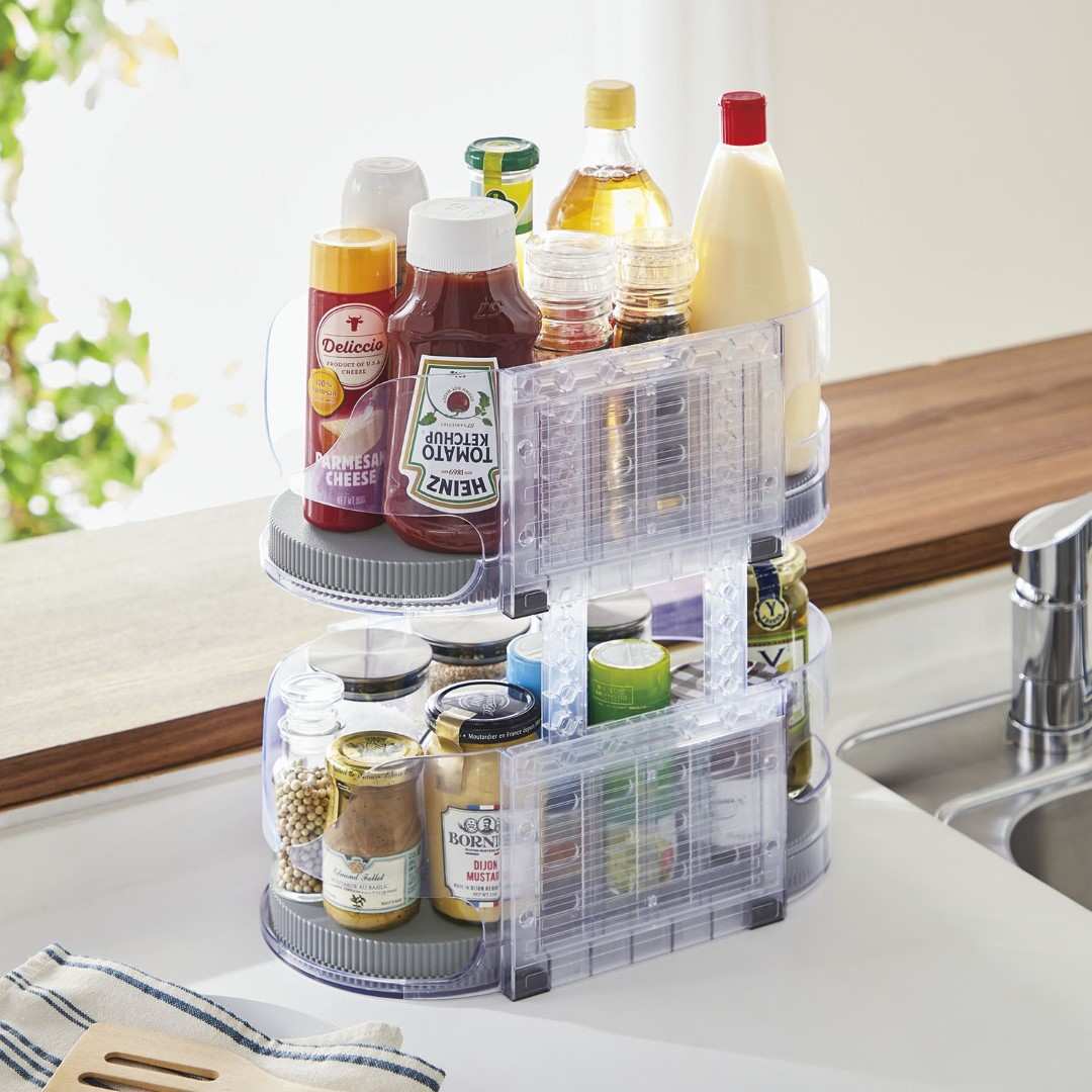 省スペース調味料ラック マワリーナDX｜キッチン用品,キッチン収納,冷蔵庫用収納グッズ｜kurasso（クラッソ）