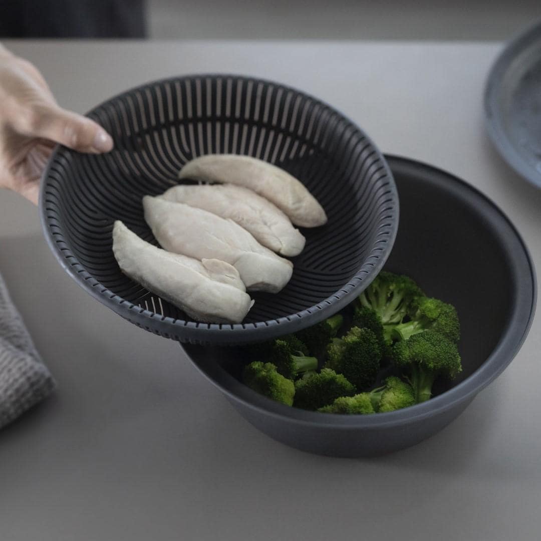 【marna】 ザルボウル 3点セット 21cm｜キッチン用品,まな板・カッティングボード｜kurasso（クラッソ）