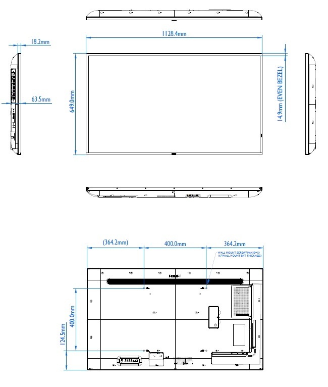 フィリップス 50BDL4550D/11 50インチ 500cd | 屋内用ディスプレイ,フィリップス32～86インチ | アルノカ