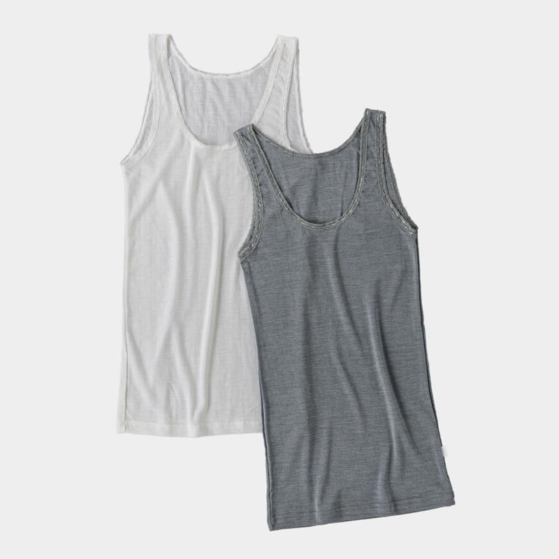 【2月上旬入荷予定】 _ VICTORIA タンクトップ グレイ
