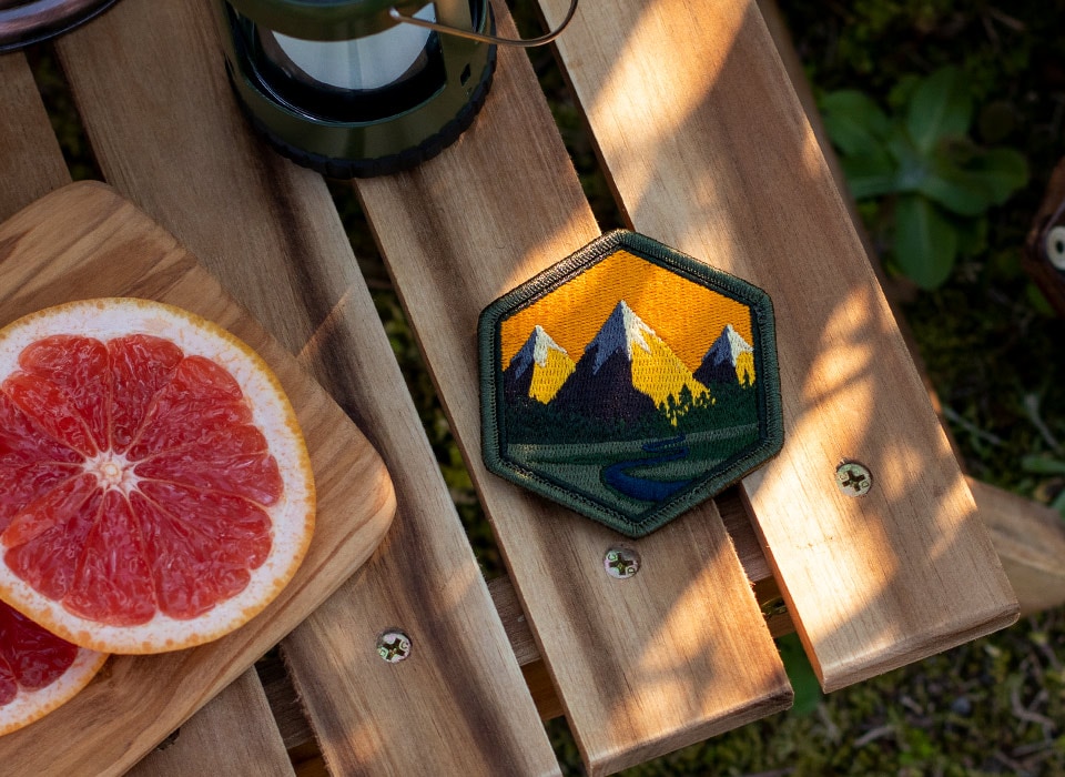 【ゆうパケット対象 】PDW Mountain Life Sunset Morale Patch | KINRYUオンラインストア