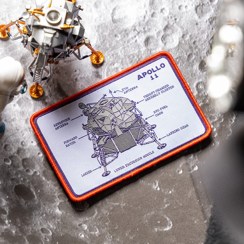 【ゆうパケット対象 】PDW Apollo 11 LEM Morale Patch | KINRYUオンラインストア