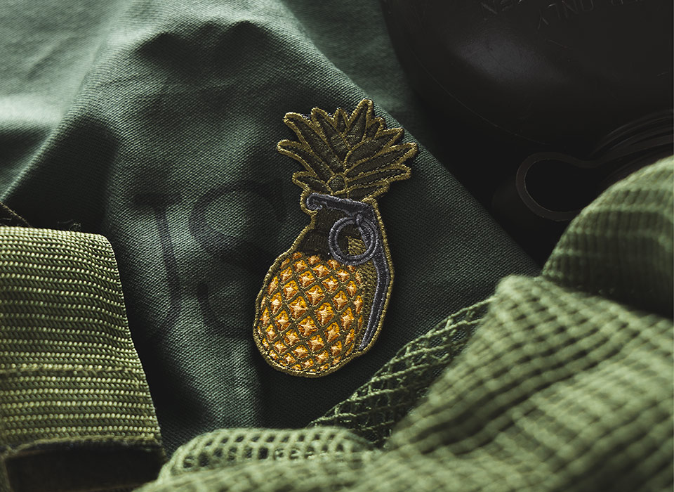 【ゆうパケット対象 】PDW Pineapple Frag Morale Patch | KINRYUオンラインストア