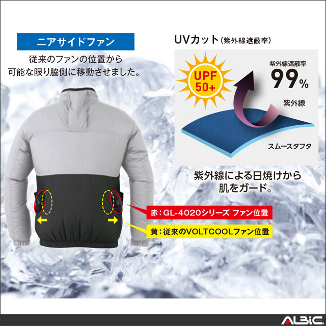 コーコス ボルトクールライト ペルチェ対応ベスト GL4029 服単体