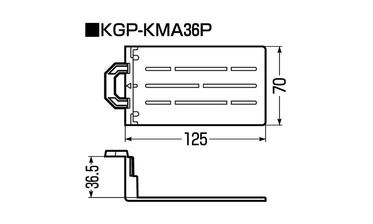 KGP－KMA36P 《標準(または鉄)/生地(または標準)》 | 特殊ねじ・ﾊﾞﾈ・端子･ﾍﾞｱﾘﾝｸﾞ,標準(または鉄),生地(または標準),未来工業 | ネジショップ