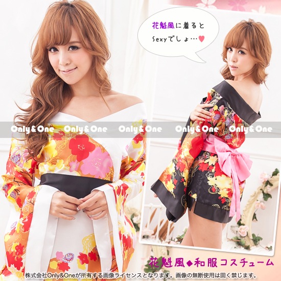 セクシーコスプレ 和服(Wafuku Cosplay) k03010・セクシーランジェリー・セクシーコスプレの通販 Only＆One