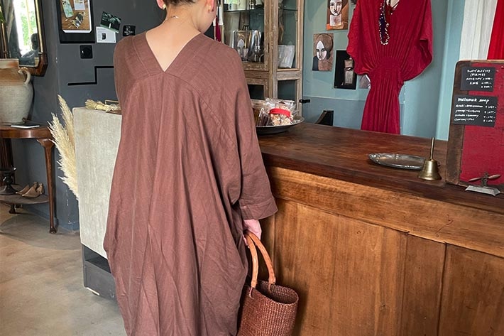 [楚々衣] Vネック カフタンワンピース | 身につけるもの,衣服(女性) | とんぱhanare