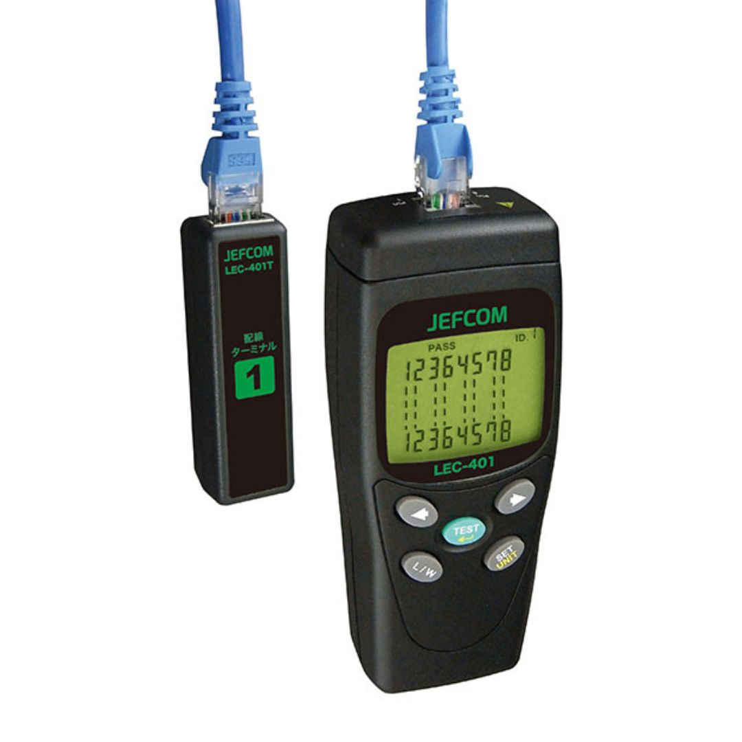 【法人様・個人事業主様限定】LANケーブルチェッカー [LEC-401] 小型 軽量 ジェフコム jefcom 電材・工具の通販 - プロポチ公式オンラインショップ