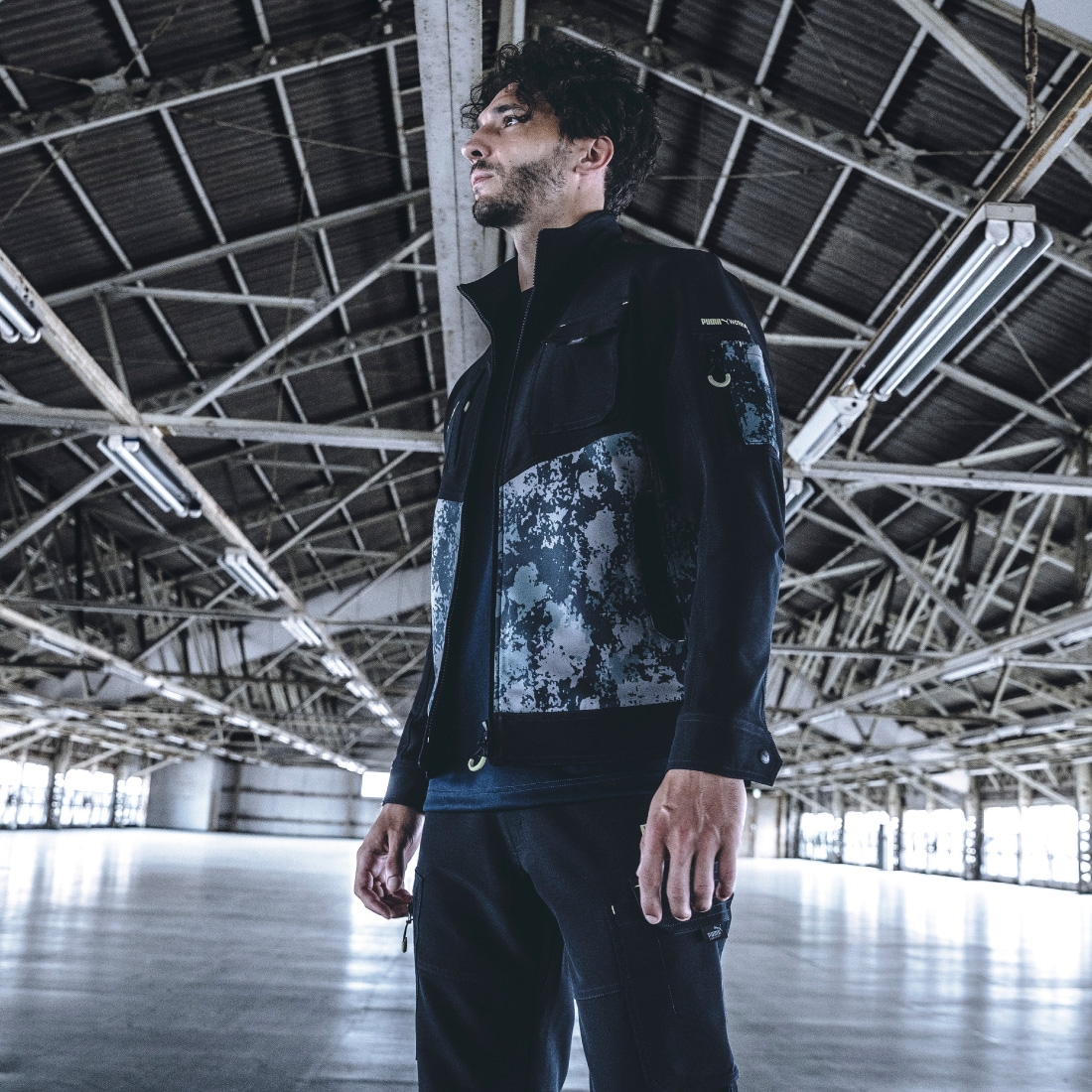 即配】作業ウェアPUMA ワークジャケット PW-3011A 防汚 撥水 (PUMA