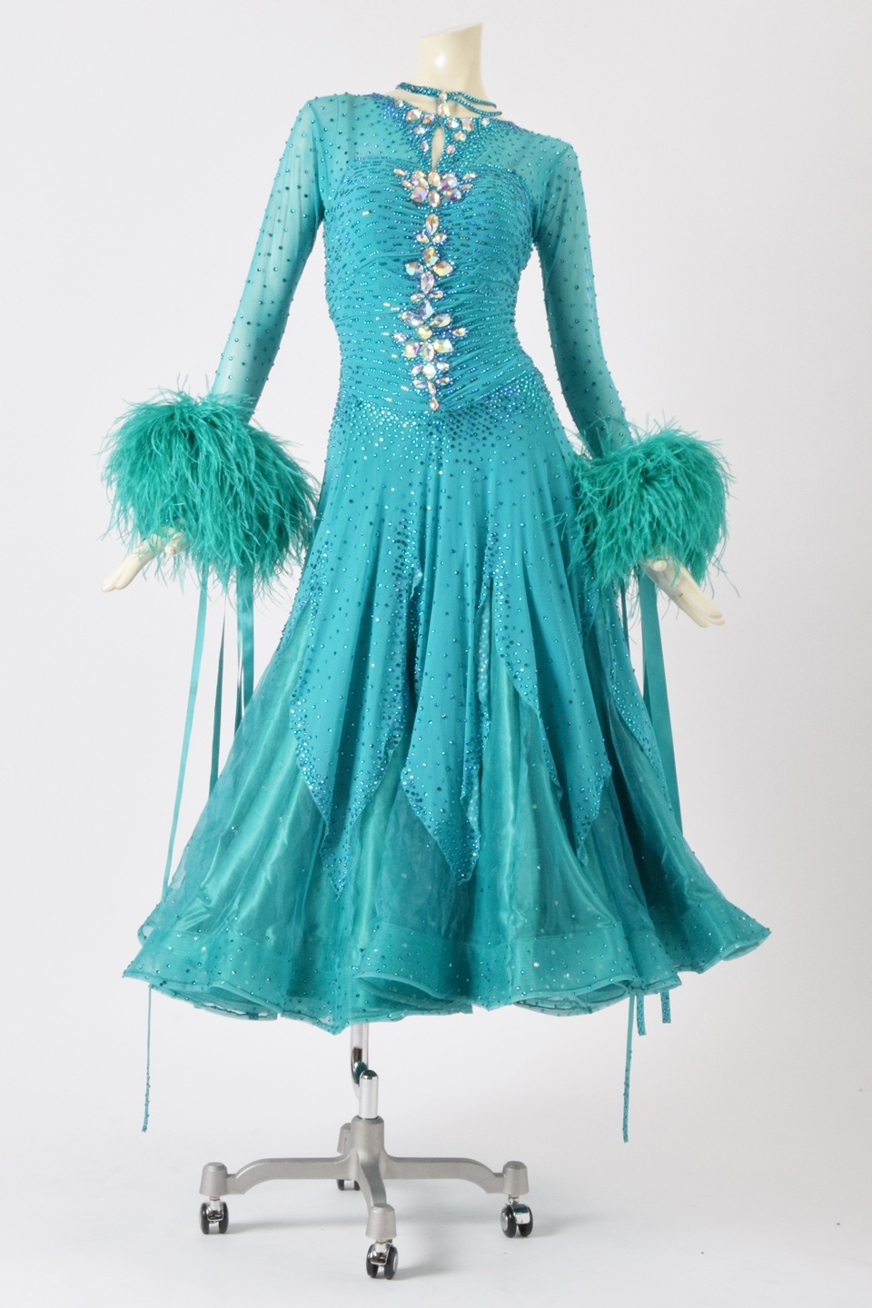 スタンダードドレス WS0504 ジェードII S 社交ダンス モダンドレス ボールルームドレス タカダンス | LADIES,ドレス ...