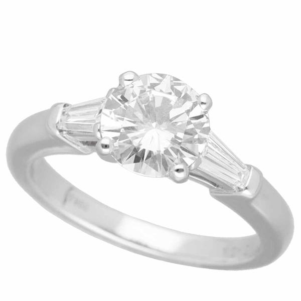 GRAFF グラフ プロミス ラウンド ダイヤモンド(1.01ct D-VVS1) リング PT950 プラチナ 日本サイズ約7.5号 #47.5 ロンドン【送料無料】【代引手数料無料 ...