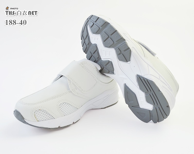 【THS-白衣通販】 男女兼用静電気対策スニーカー(マジックタイプ)[KAZEN製品] 188-4