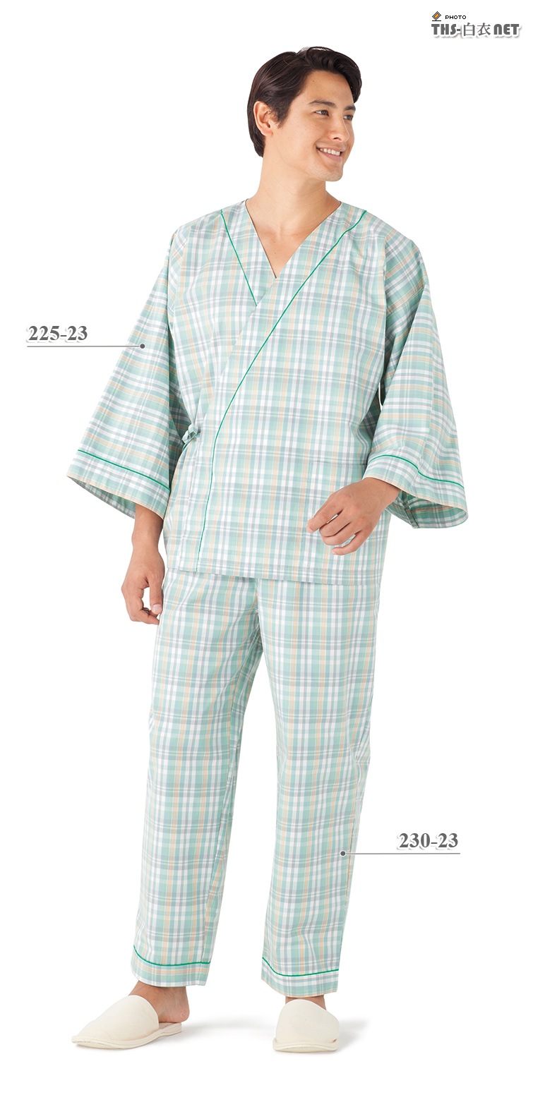 【THS-白衣通販】 患者衣スラックス[KAZEN製品] 230-23