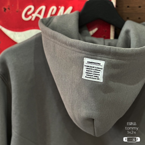 クラシックミニ好きのためのパーカー「NO MINI NO LIFE パーカー」