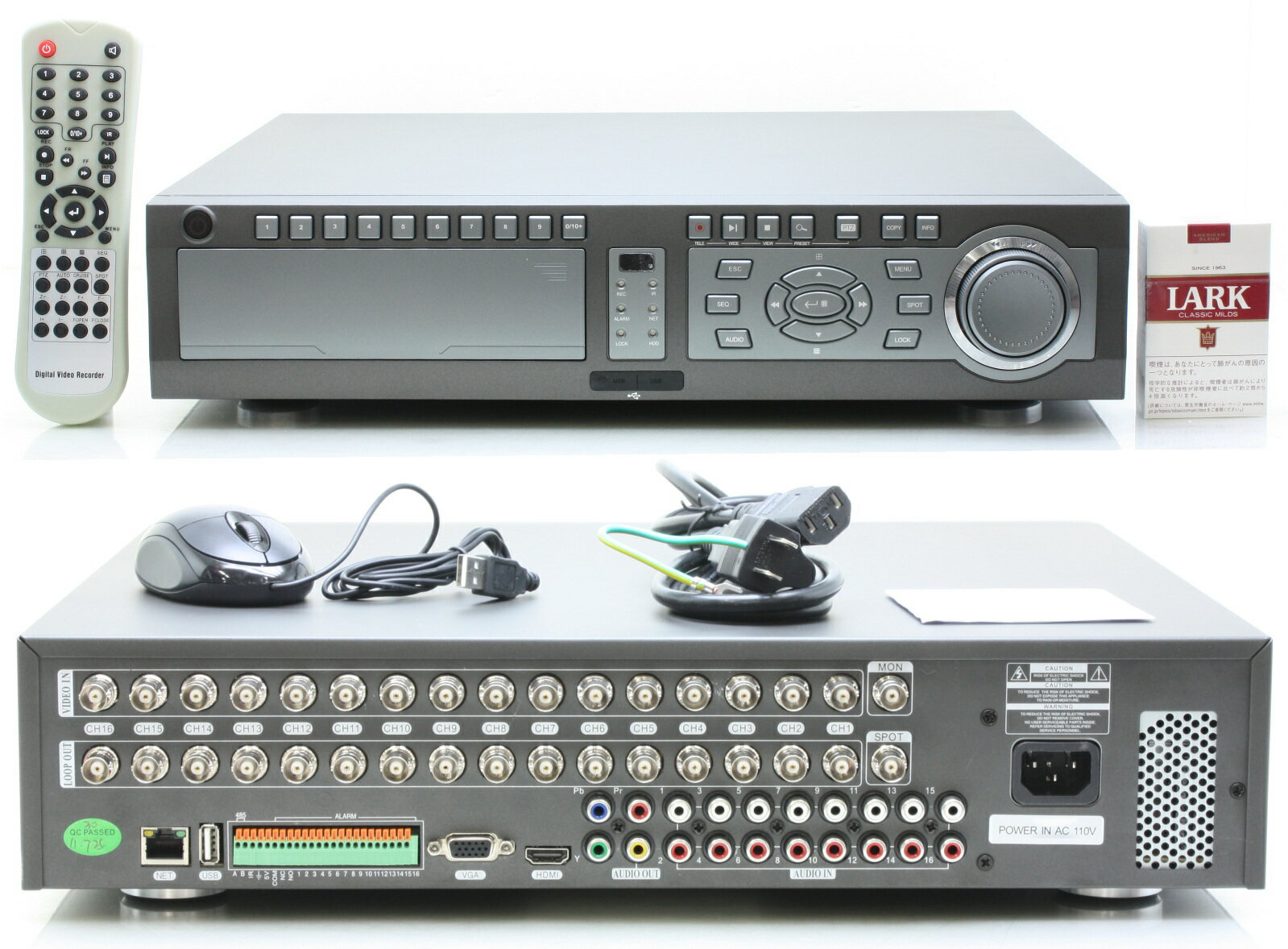 【SA-50116】16ch 解像度CIF(352x240Pixel) 480fps(各ch最速30fps)の高性能機(H.264)（HDD ...