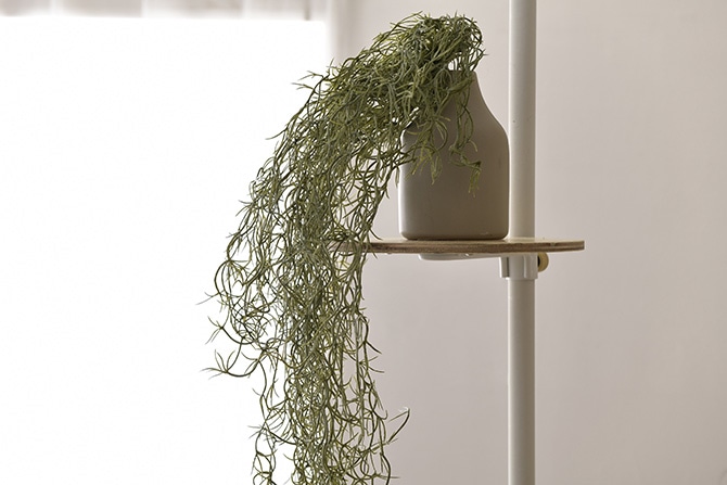 Brown. ブラウン フェイクグリーン スパニッシュモス ハンギングブッシュ シルバー | 商品種別,グリーン,フェイクグリーン,ブッシュ | uminecco（ウミネッコ）