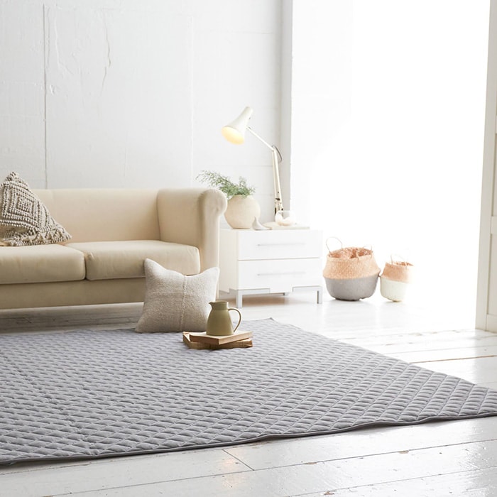 Fab the Home ファブザホーム キルトラグ M ヘリンボーンニット | 商品種別,ファブリック,カーペット・ラグ・マット,ラグ・カーペット | uminecco（ウミネッコ）