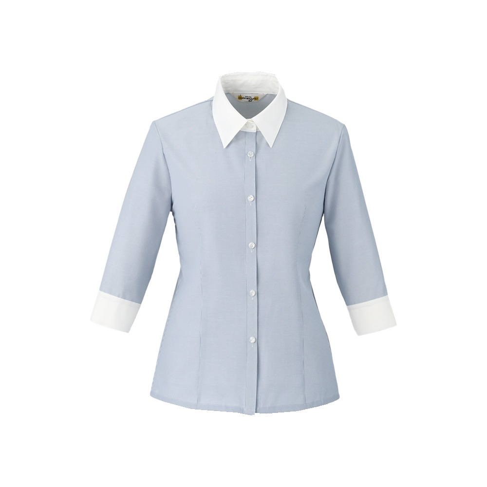 アンジョア en joie 七分袖シャツ 01096 レディース ユニフォーム オフィス 制服 事務服 受付 コンパニオン ショールーム ...