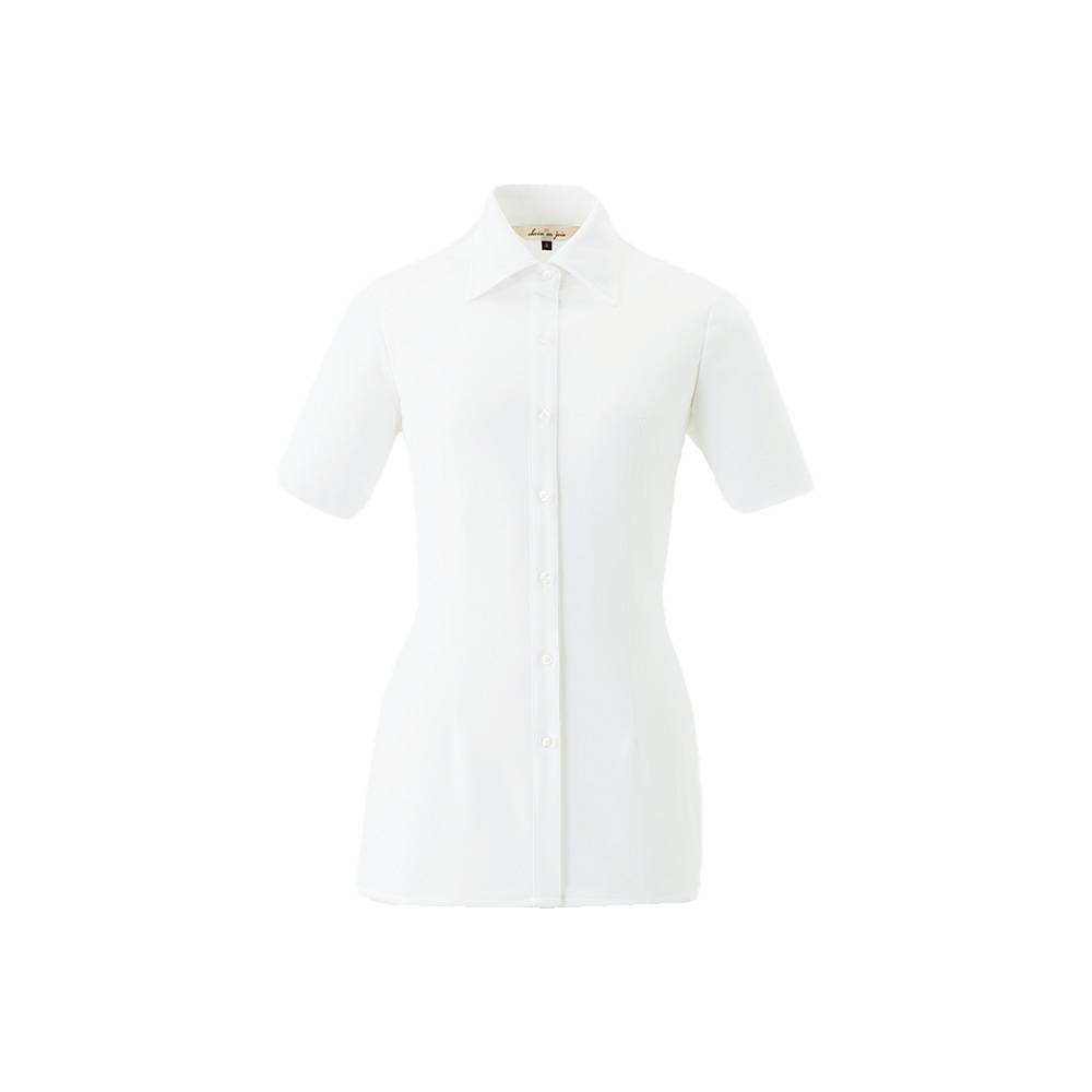 アンジョア en joie 半袖シャツ 06215 レディース ユニフォーム オフィス 制服 事務服 受付 コンパニオン ショールーム ...