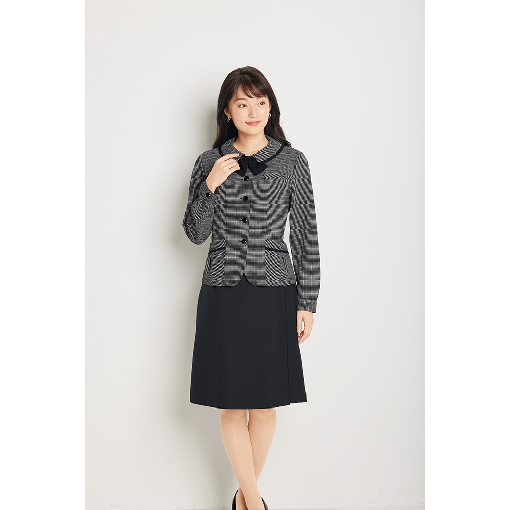 アンジョア en joie 長袖オーバーブラウス 26505 レディース ユニフォーム オフィス 制服 事務服 受付 コンパニオン ...