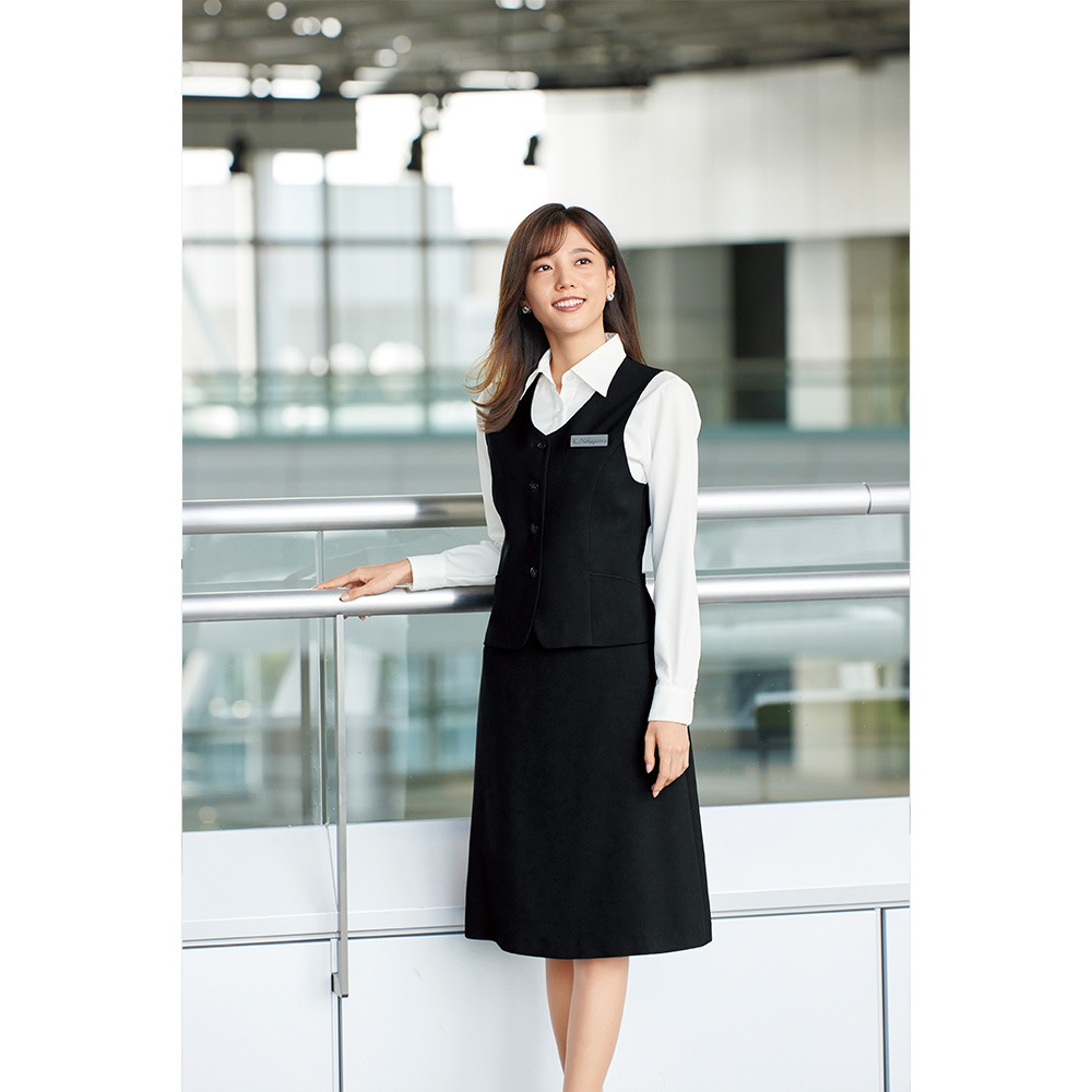 アンジョア en joie Aラインスカート(58cm丈) 51417 レディース ユニフォーム オフィス 制服 事務服 受付 コンパニオン ...