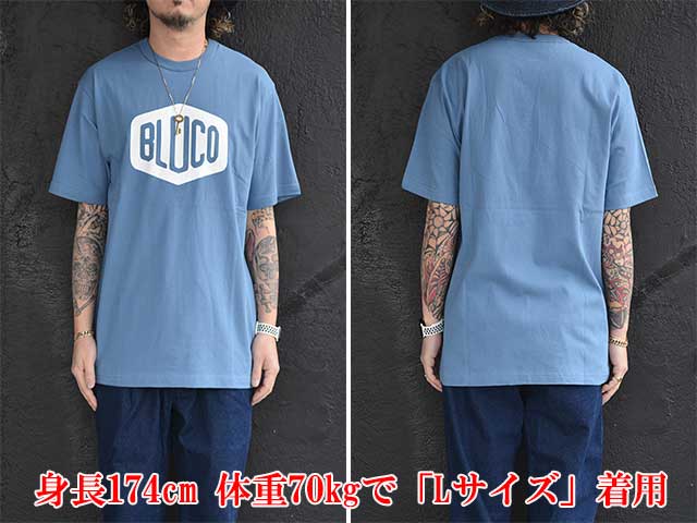 全4色【BLUCO/ブルコ】2025SS「Print Tee”HEX”/プリントTee”ヘックス”」(153-22-007) | ブランド,B,BLUCO | WOLF PACK