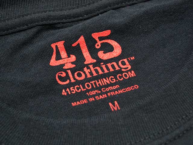 全3色【415 CLOTHING/415クロージング】「Printed S/S Tee”FRISCO 415”/プリンテッドショートスリーブ ...