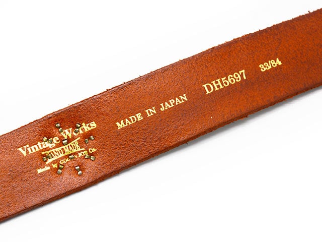 【Vintage Works/ヴィンテージワークス】「Teacore Benz Belt”5697 Custom”/茶芯ベンズベルト”5697 ...