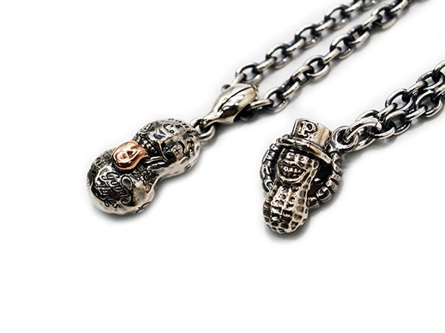 【Peanuts&Co/ピーナッツカンパニー】「Small Tattoo Bero Peanuts Pendant Top＆Necklace Chain”Round”/スモールタトゥーベロ ...