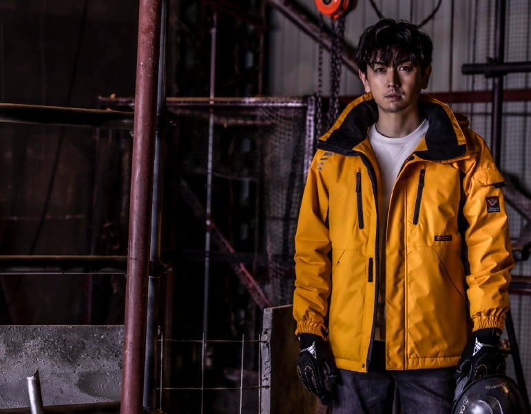 アイトス AITOZ 6063 防寒服 防寒着 重防寒 防寒ジャケット 男女兼用 防風 撥水 軽量 快適機能 秋冬｜作業着・作業服の通販ワークキング【公式】