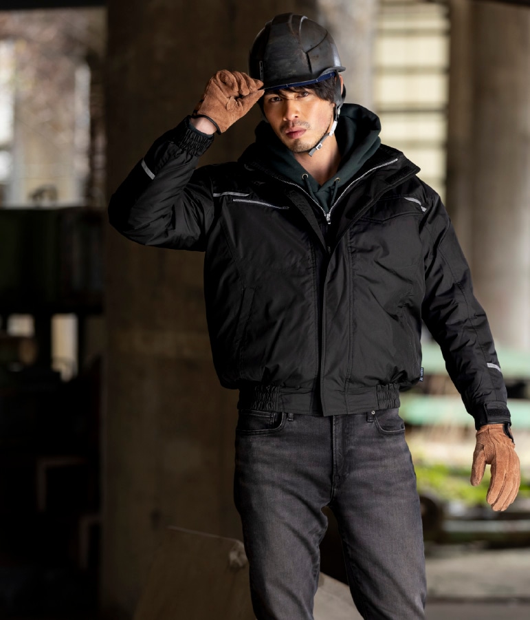 アイトス AITOZ AZ-9366 TULTEX 制電防寒ブルゾン 秋冬 帯電防止 防水 撥水 防風 透湿 保温 反射材 ポリエステル100% ユニセックス 2020新商品｜作業着・作業服の ...